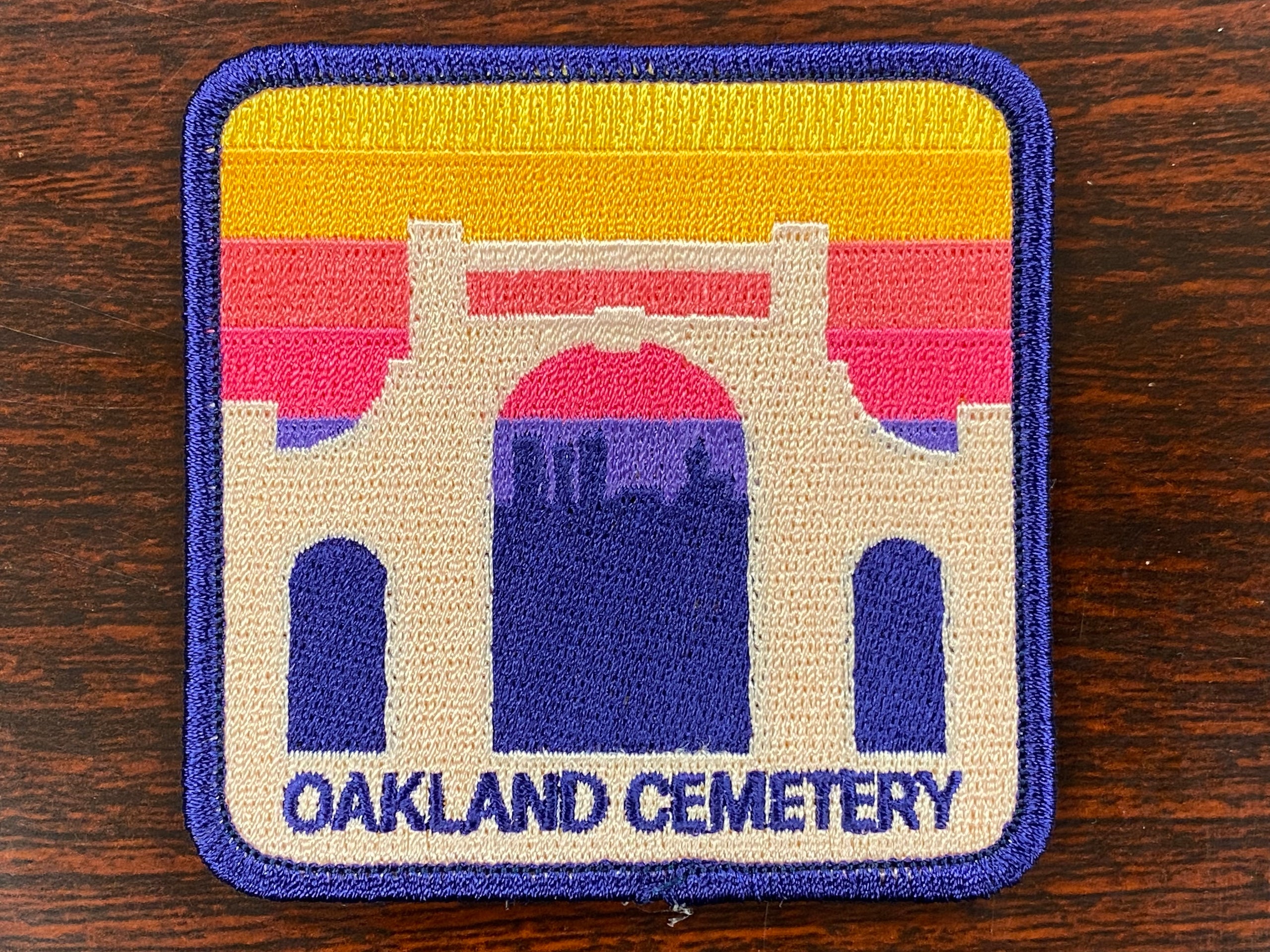 Oakland Cemetery Patch -Sunset Colors | Oakland Cemetery Museum Store
